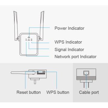 Quality 2.4GHz 5.8GHz 1200Mbps Signal Amplifier Wifi CPE Router Expander 12v Wifi for sale
