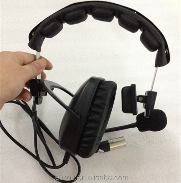 TELIKOU  New Update Director Dynamic Intercom Headset For Camera man , studio room , stage