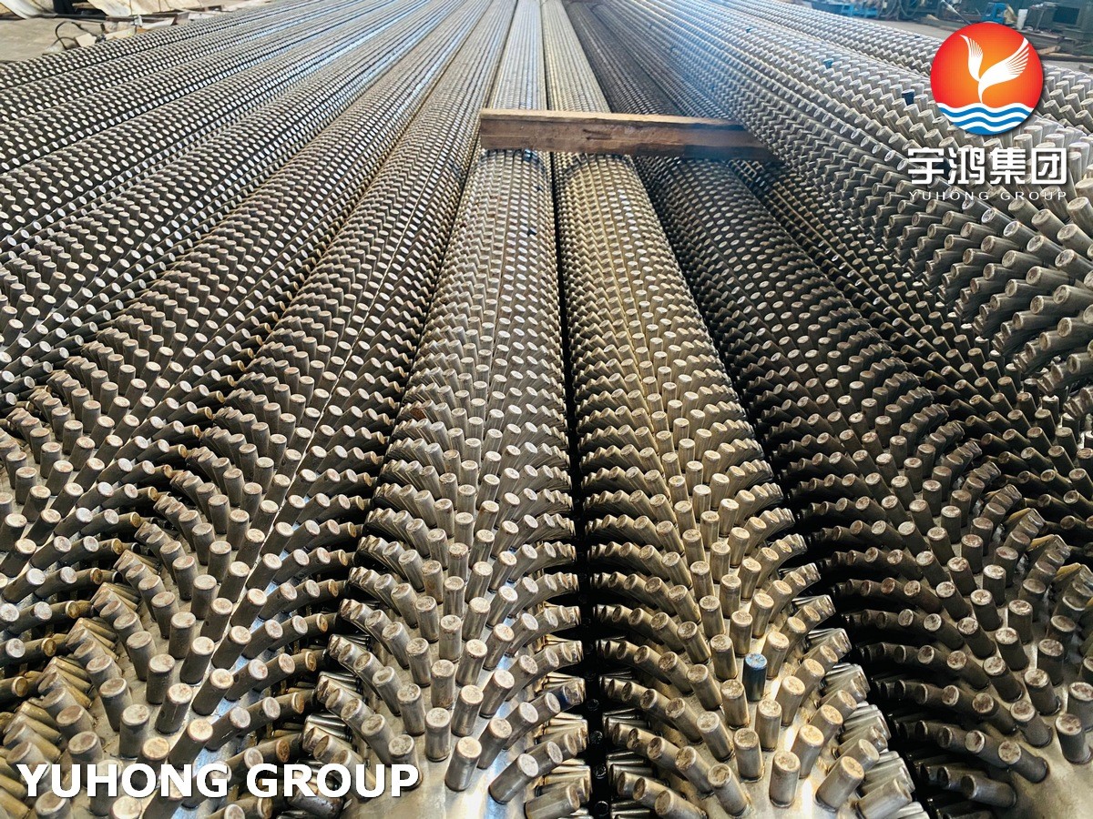 Quality Stainless Steel Seamless Pipe ASTM A312 TP317L with 11Cr Studded Tube , Fired Heater and Furnace Application for sale