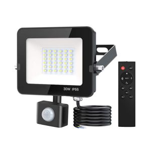 Quality Security PIR Motion Sensor Led Flood Light with RF Remote Control for sale