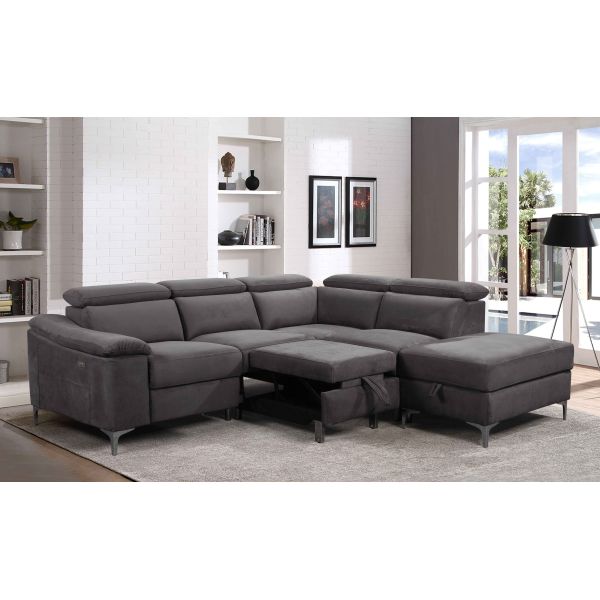 Quality 20035-L2 Practical Home Electric Recliner Sofa Folding Bed Multi Function for sale