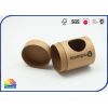 Quality 157gsm Kraft Core Hollow Out Paper Packaging Tube Custom Design for sale