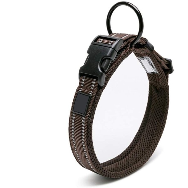 Quality Soft Nylon Dog Collar 3M Reflective Material for sale