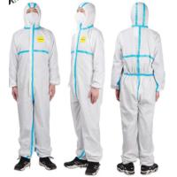 Quality 63 GSM PP+PE Disposable Protective Clothes for sale