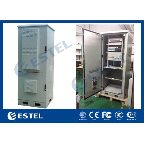 Quality Two Compartment Outdoor Power Cabinet DDTE011 For Equipment / Batteries for sale