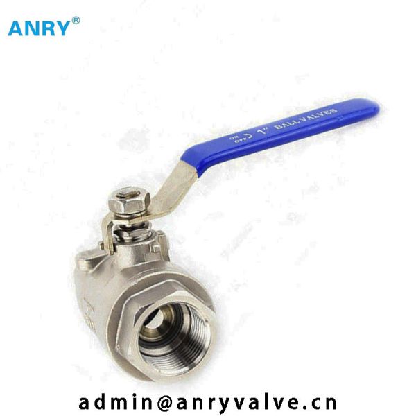 Quality Coupling Nipple 2pc SS Threaded CF8 CF8M Body Full Port Ball Valve for sale