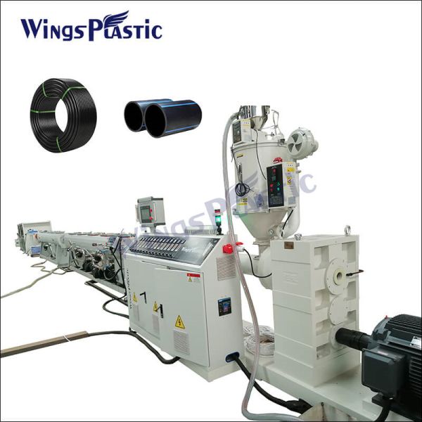 Quality PLC Control Plastic 20-110mm PE HDPE Pipe Extrusion Line Hdpe Plastic Pipe Machine for sale
