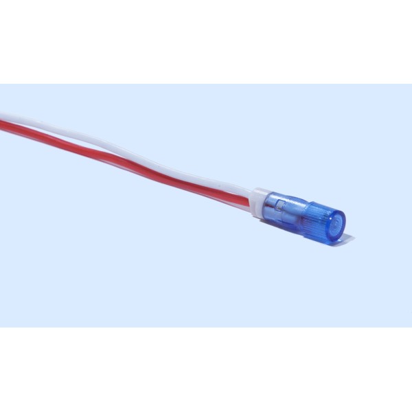 Quality A-10-3 230 Volt Led Indicator Lights 6mm Dia Blue Led Indicator for sale