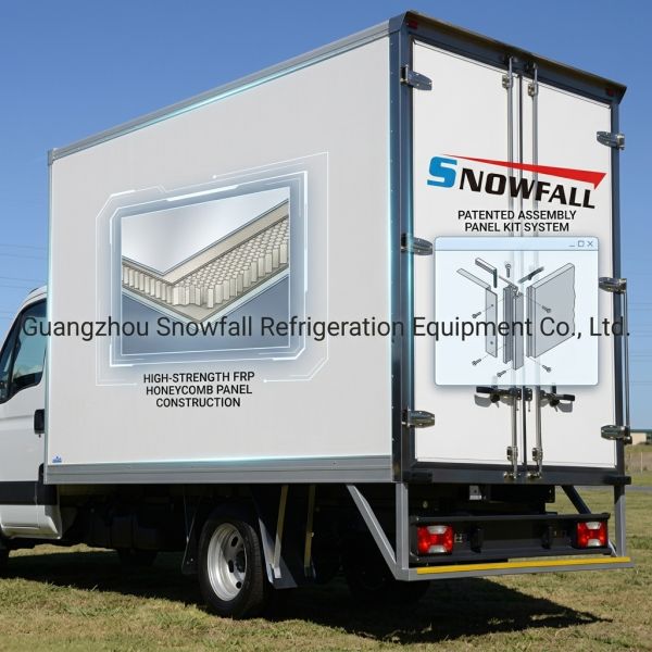 Quality Modular Panel Design FRP Honeycomb Dry Cargo Box with Panel Kit Assembly System for sale