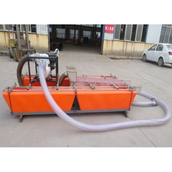 Quality Gold Mining 4 Inch Jet Suction Dredger With Sluice Box for sale