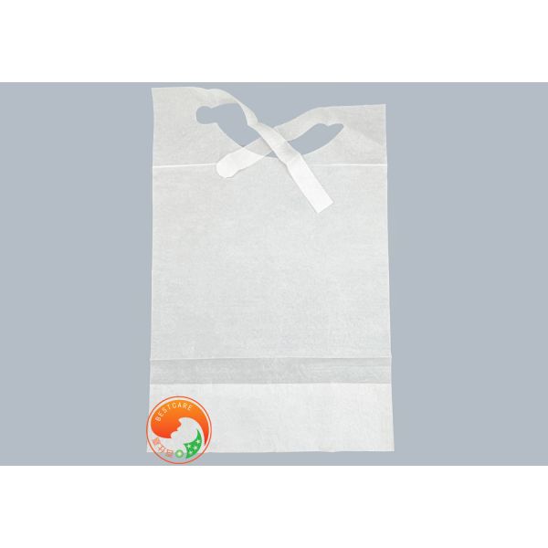 Quality Light Weight Disposable Patient Bibs Stain Resistant Custom Disposable Bibs for sale