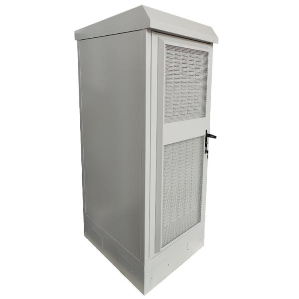 Quality IP55 19 Inch Rack Outdoor Telecom Cabinet With Centrifugal Fan for sale