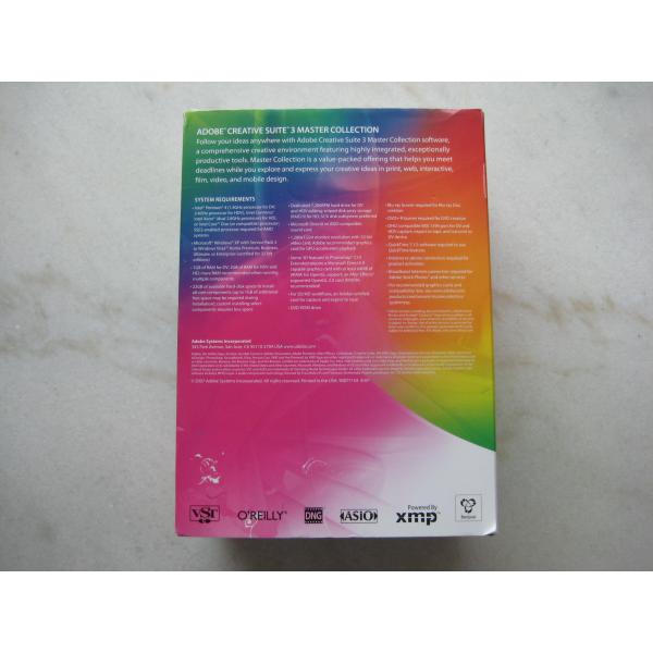 Quality Adobe Creative suit 3 master collection retail box for sale