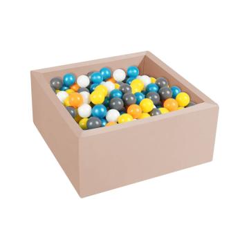 Quality Playroom Customized Open Ended Square Foam Ball Pits 90x30x5cm for sale