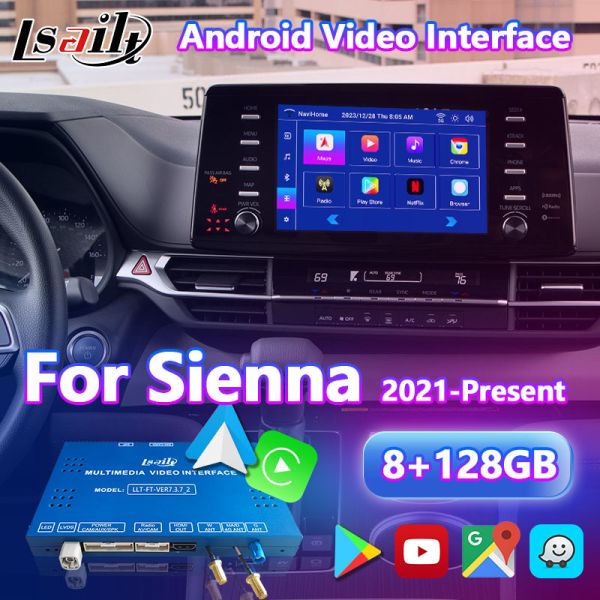 Quality Lsailt Android Carplay Navigation Interface for 2021-Present Toyota Sienna LE for sale