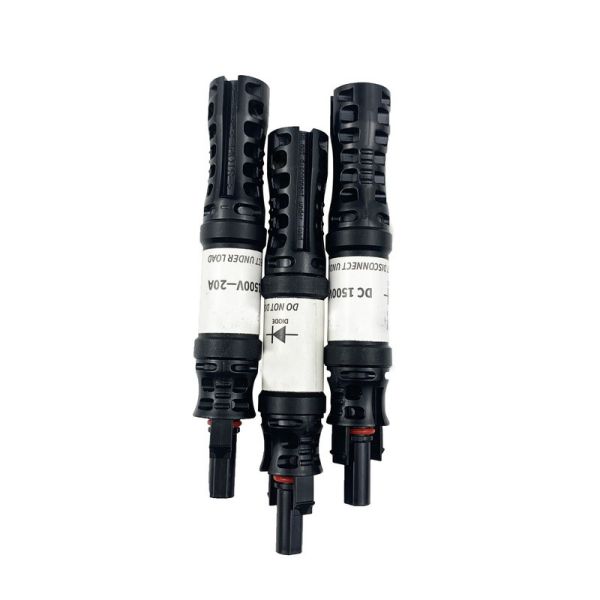 Quality UL94-V0 Solar Diode Connector IP67 for 2.5-6mm² Wire 6000V AC for sale