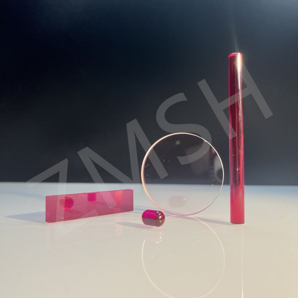 Quality Cr Al₂O₃ Ruby Rod Sapphire Laser Single Crystal Optical Rod Customized Size for sale
