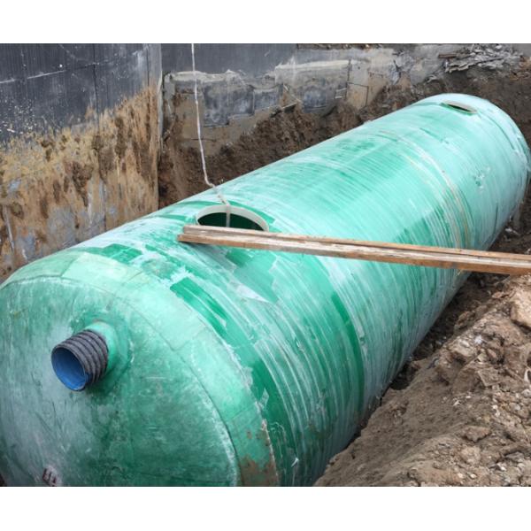 Quality Fiberglass Winding FRP Septic Tank With Ordinary Pressure Low Maintence Long for sale
