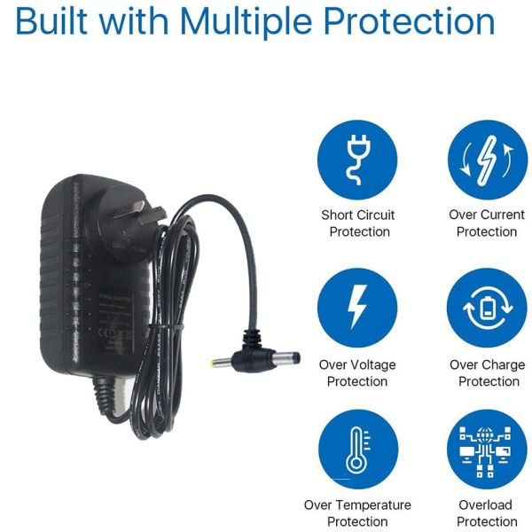 Quality 12V Dual DC Power Adapter 2.1mm 2.5mm AU Plug for sale
