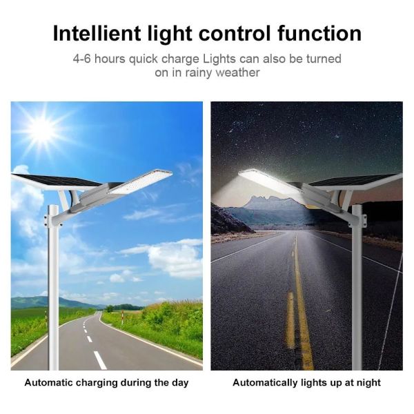 Quality Waterproof Full Screen Split Solar Street Light 100w Price for sale