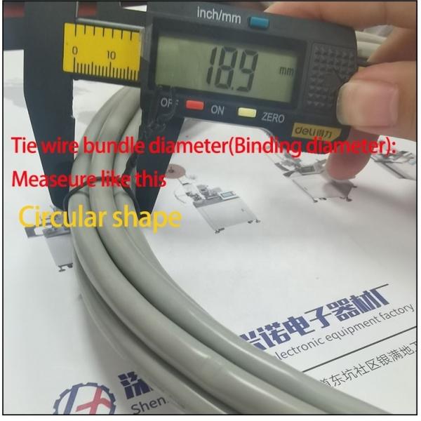 Quality Long Headphone Cable Full Automatic Winding Binding Machine with 50-200mm for sale