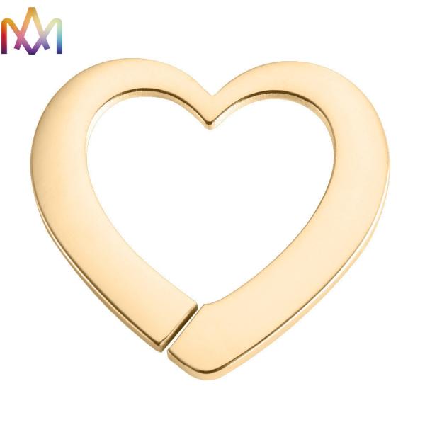 Quality Hollow Custom Engraved Heart Charm for sale