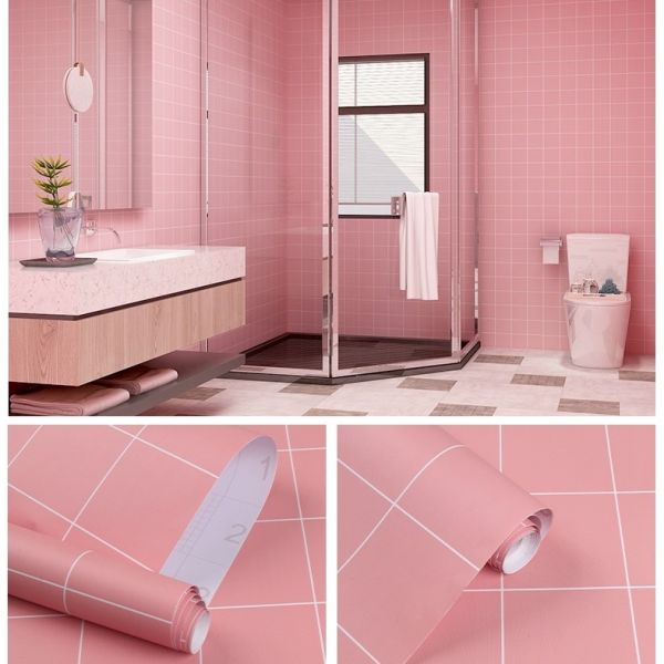 Quality Moisture-Proof 3D Adhesive Wall Tile Stickers Geometric Design Patterns for sale