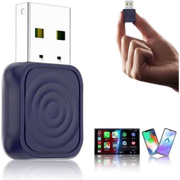 Quality Bluetooth Version 5.4 Carlinkit Ultra Wireless Carplay Adapter for iPhone and for sale