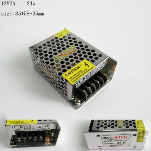 Quality 2.1amp Current Constant Voltage 12V DC LED Power Supply for Switching Applicatio for sale