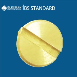 Quality BS4568 Brass Slotted Electrical Conduit Plugs 20mm-32mm for sale
