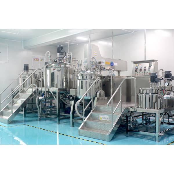 Quality 4500r/Min Vacuum Emulsifying Mixer Helical Ribbon Mixing for sale