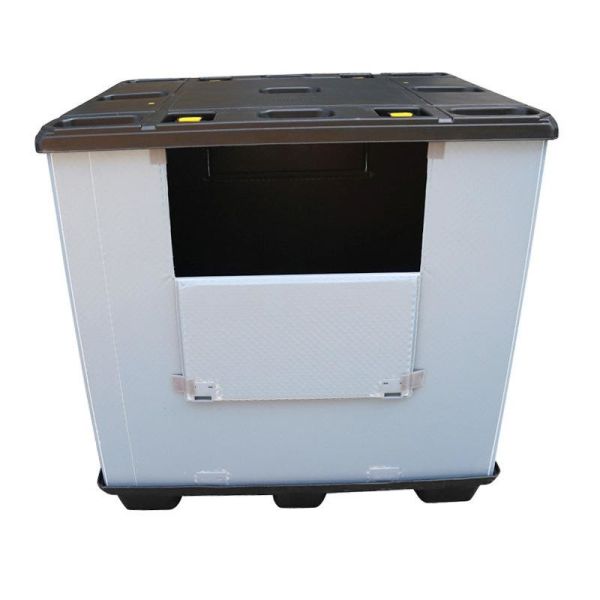 Quality Custom 2mm - 11mm Plastic Pallet Box Collapsible Moving Boxes Reusable for sale