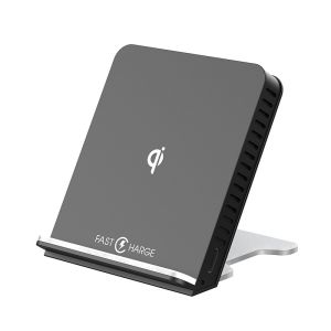 Quality Baby Square Phone Qi Wireless Charging Stand Aluminum 10W 7.5W Fast Charge for sale