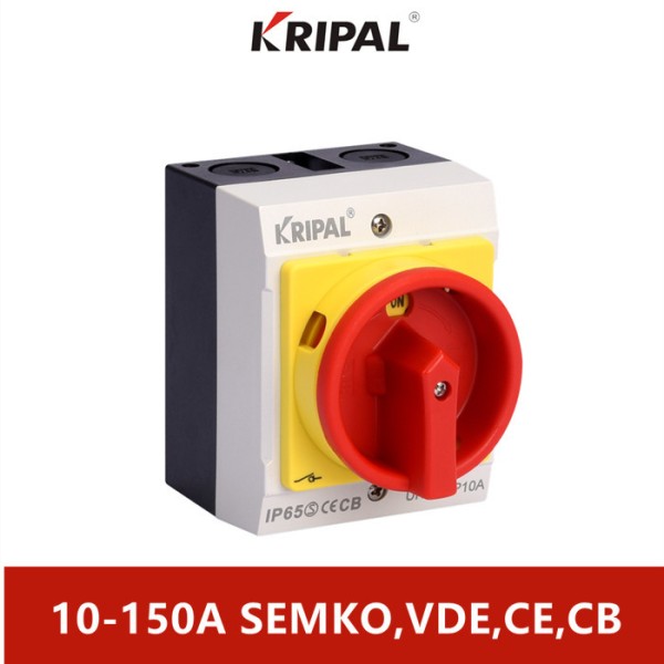 Quality CE certificate 3P 4P 10-150A IP65 Explosion-proof isolator switch for sale