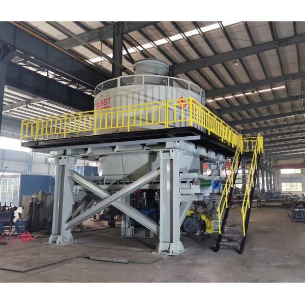 Quality Brick Production Line Wet Pan Mill 65200kg Weight Customized for sale