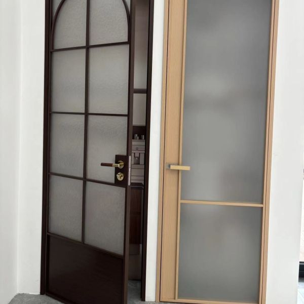 Quality Aluminum Swing Door with More Than 5 Years Warranty 24 Hour Online Support and Double Tempered Clear Glazing for sale
