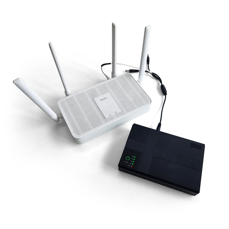 12v dc ups for router Mini UPS 12V with poe 8800mah 10400mah 12000mah