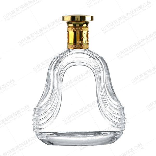 Quality Glass Lid Personalised Whiskey Bottle 200ml 500ml 700ml 750ml For Beverage And Industrial for sale