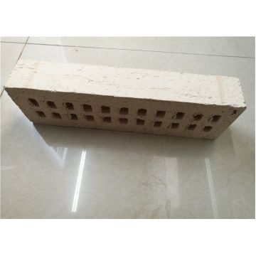 Quality Pure White Multi Holes Perforated Clay Bricks Anti - Freeze 35% Void Ratio for sale