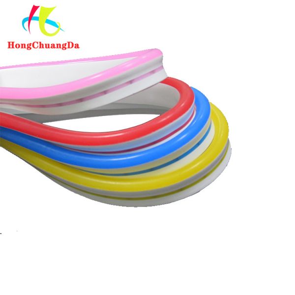 Quality 10W Flexible LED Silicone Neon Strips 12V LED Neon Rope Light Waterproof for sale
