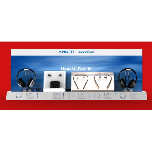 Quality Earphone Desktop Metal POP Displays Multiscene Chargeable Durable for sale