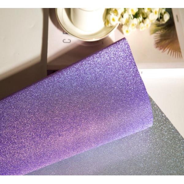 Quality Hot Lamination 500m Purple Sparkle Metalized Film For Paper for sale
