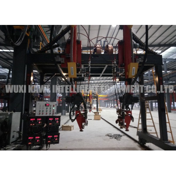 Quality Heavy Duty H Beam Gantry Welding Machine Double Arc Automatic Welding Production Line for sale