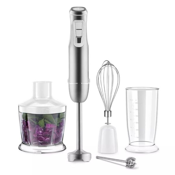 Quality 800 Watt 4 In 1 Immersion Blender Set , Electric Chopper Mixer Blender for sale