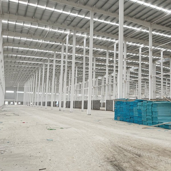 Quality Solid H-shape Steel Beam Customized Steel Frame Hangar Workshop Warehouse with Water Proof and Hurricane Proof Features for sale