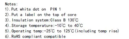 Pq32 Core High Frequency Transformer