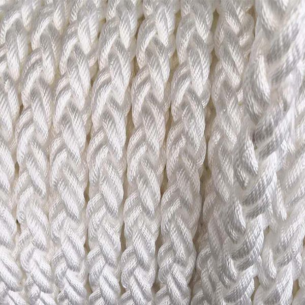 Quality Para cuerdas de embalaje de barcos, cuerda de amarre de 8 hebras, PP, PE, polipropileno, Danline, poliéster y nailon. for sale