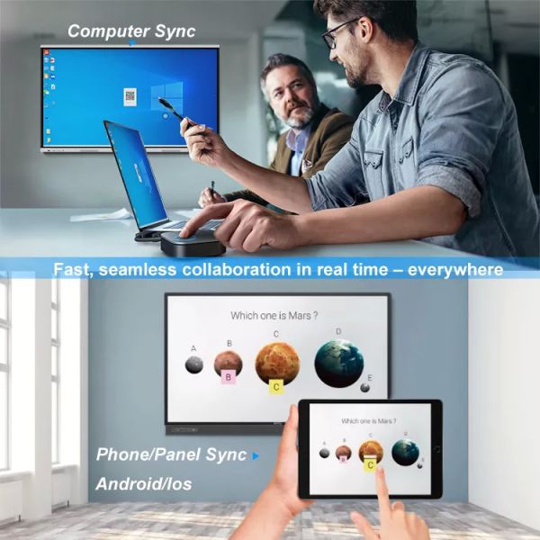 Quality 40 Point Touch Interactive Whiteboard , TFT LCD 86 Inch Smart Board for sale