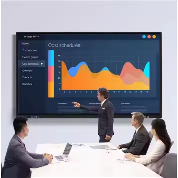 Quality CHXS 55 65 75 85 100 Inch Interactive Digital Display Touch Screen Mobile Smart for sale