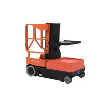 Quality All-Electric Stock Picker Vertical Mast Lifts Light Structure Compact Design for sale